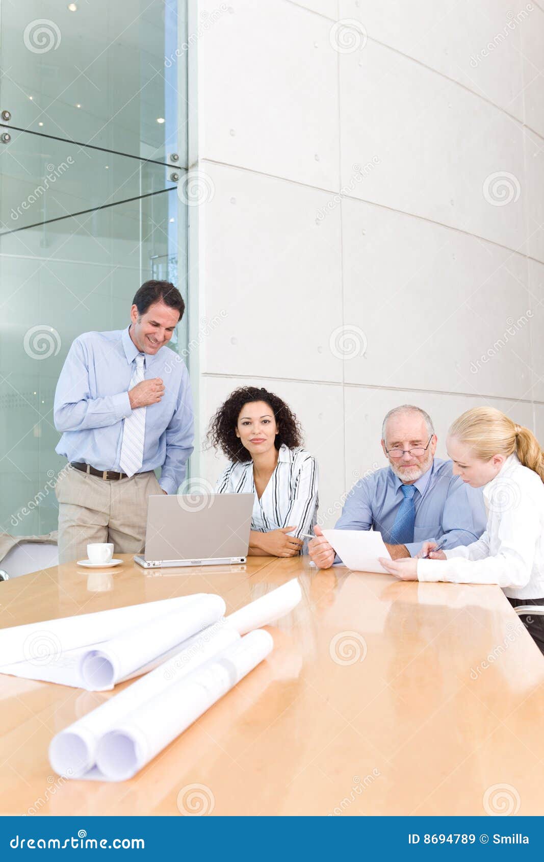 Architect Business Group Meeting Stock Image - Image of meeting ...