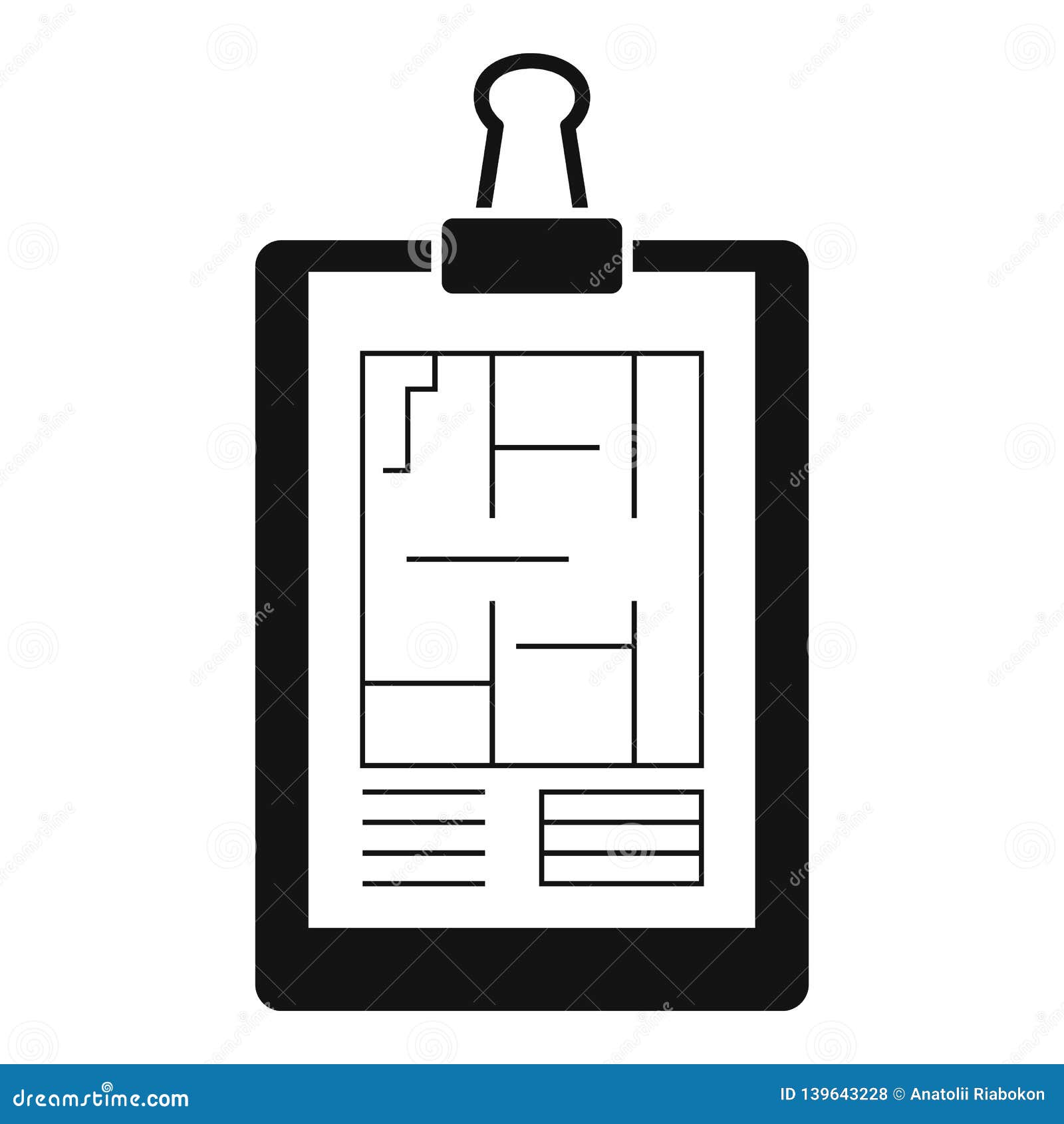 Architect Clipboard Icon, Simple Style Stock Vector - Illustration of ... Architect Clipboard Icon, Simple Style Stock Vector - Illustration of ...