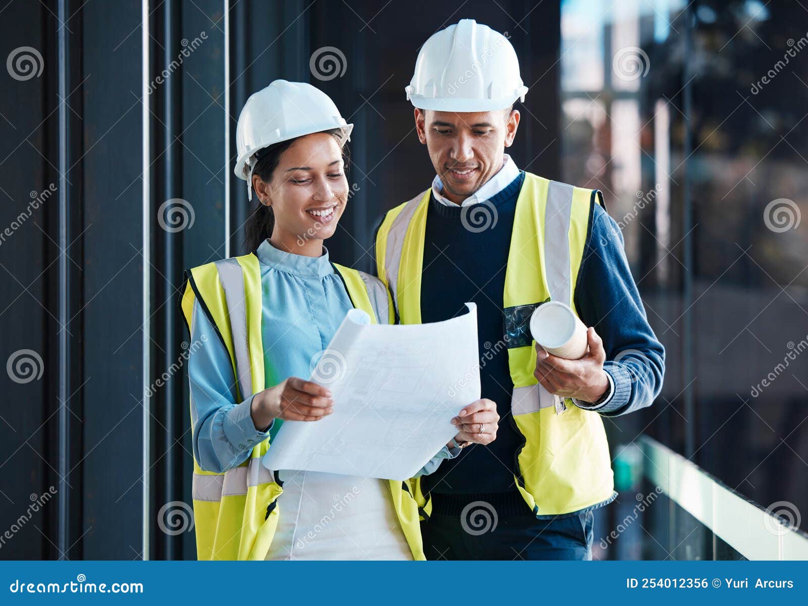 Architect, Construction Engineers and Builder Partners with Building ...