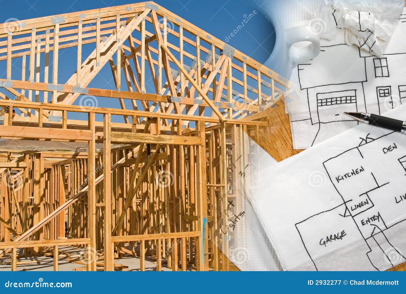 Architect Construction Montage Stock Image - Image of sketch, idea: 2932277