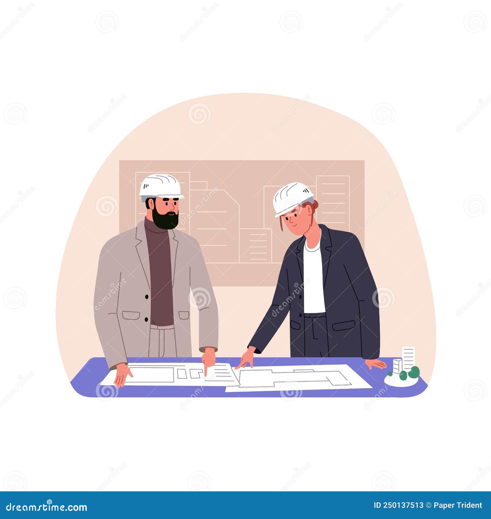 Architect and Contractor Communication, Discuss Construction Plan ...