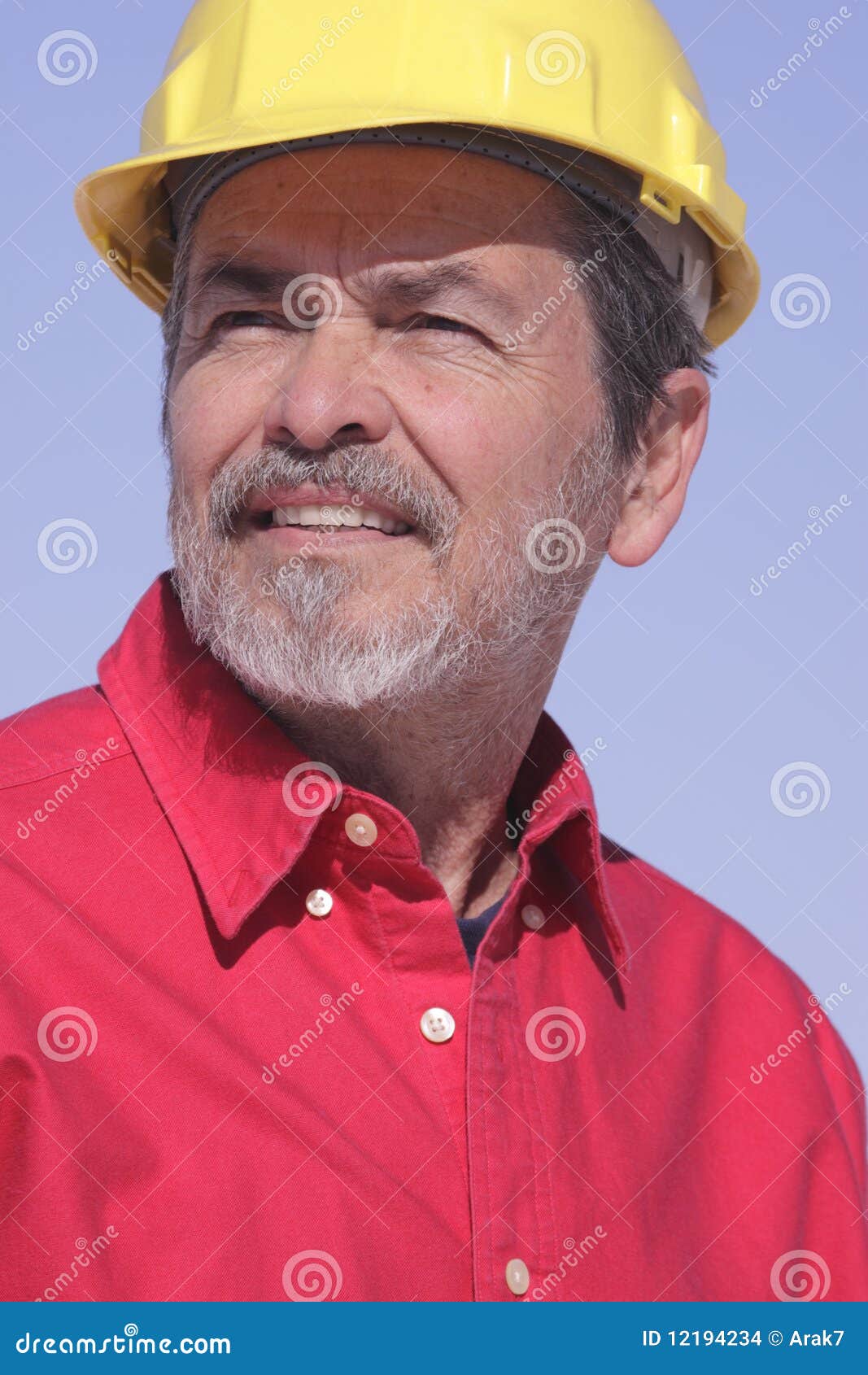 Architect, Contractor with Hard Hat Stock Photo - Image of foreman ...