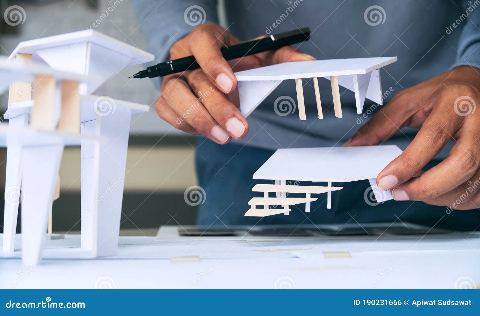 Architect Design Working Drawing Sketch Plans Blueprints and Making ...