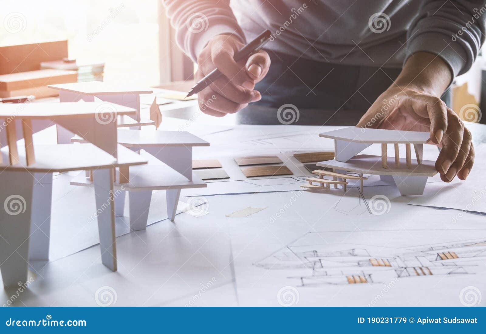 Architect Design Working Drawing Sketch Plans Blueprints and Making ...