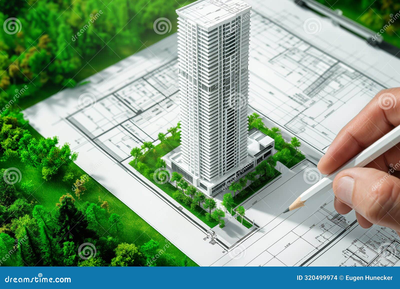 Skyscraper Model in Architectural Design is Crucial for Urban Planning ...