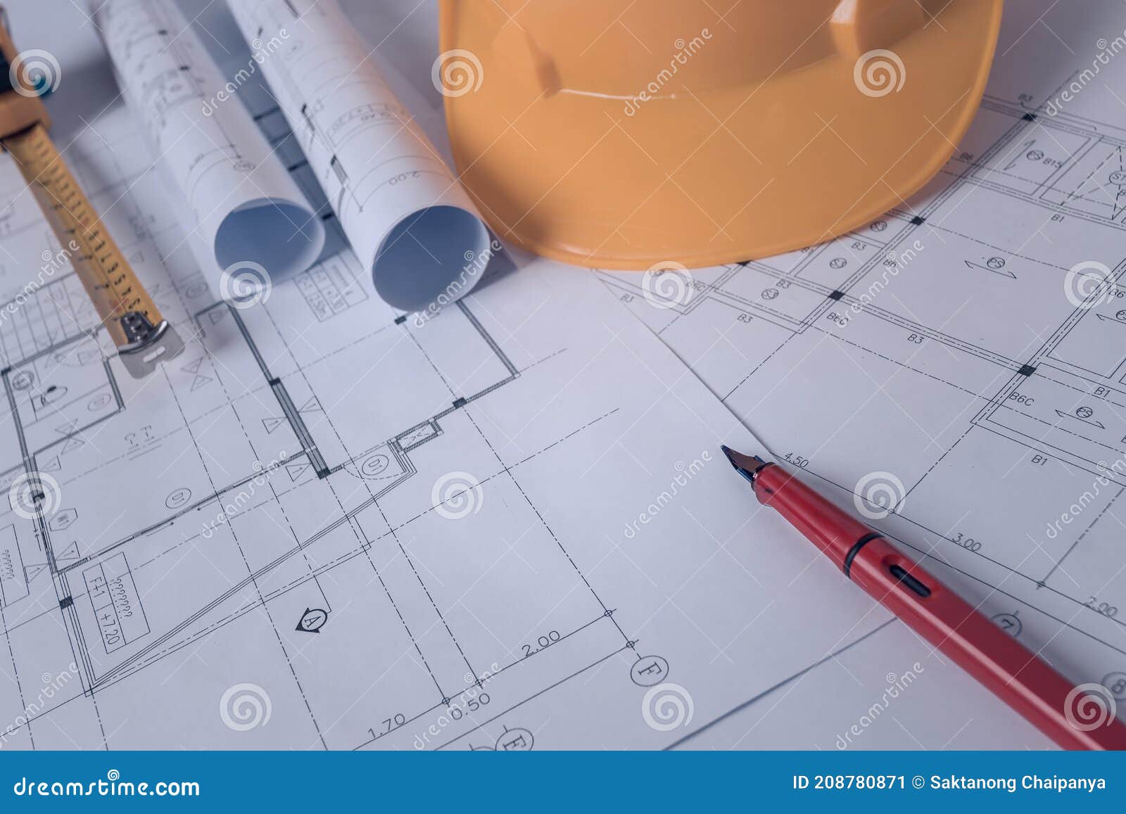 Architect, Engineer Concept, Represents the Working Style of Architects ...