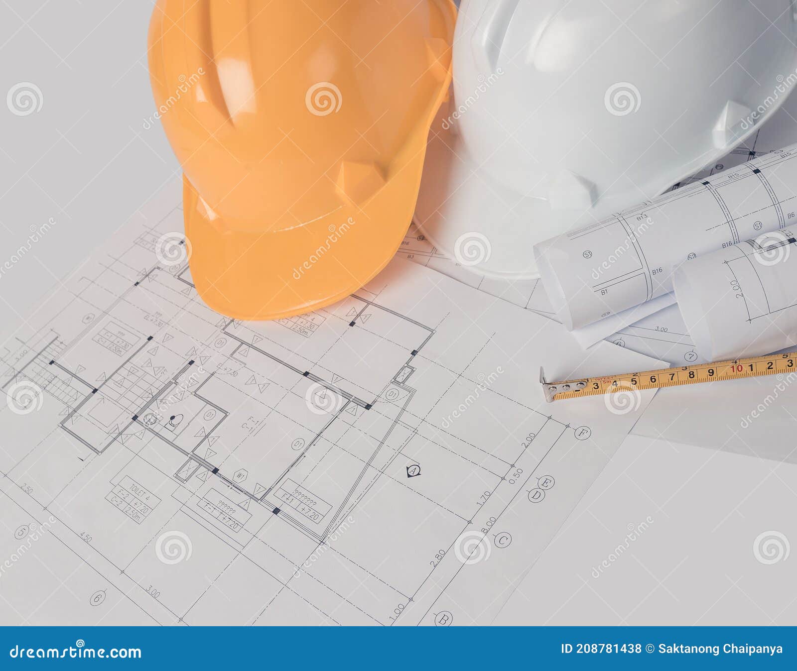 Architect, Engineer Concept, Represents The Working Style Of Architects ...