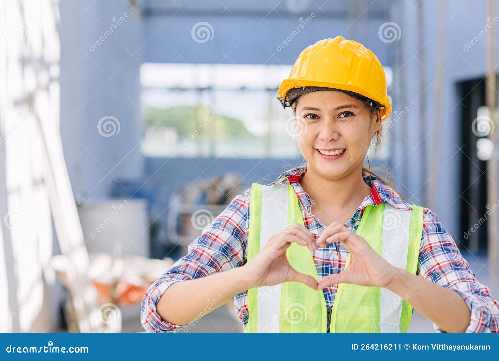 Architect Engineer Foreman Builder Foreman Construction Worker Happy ...