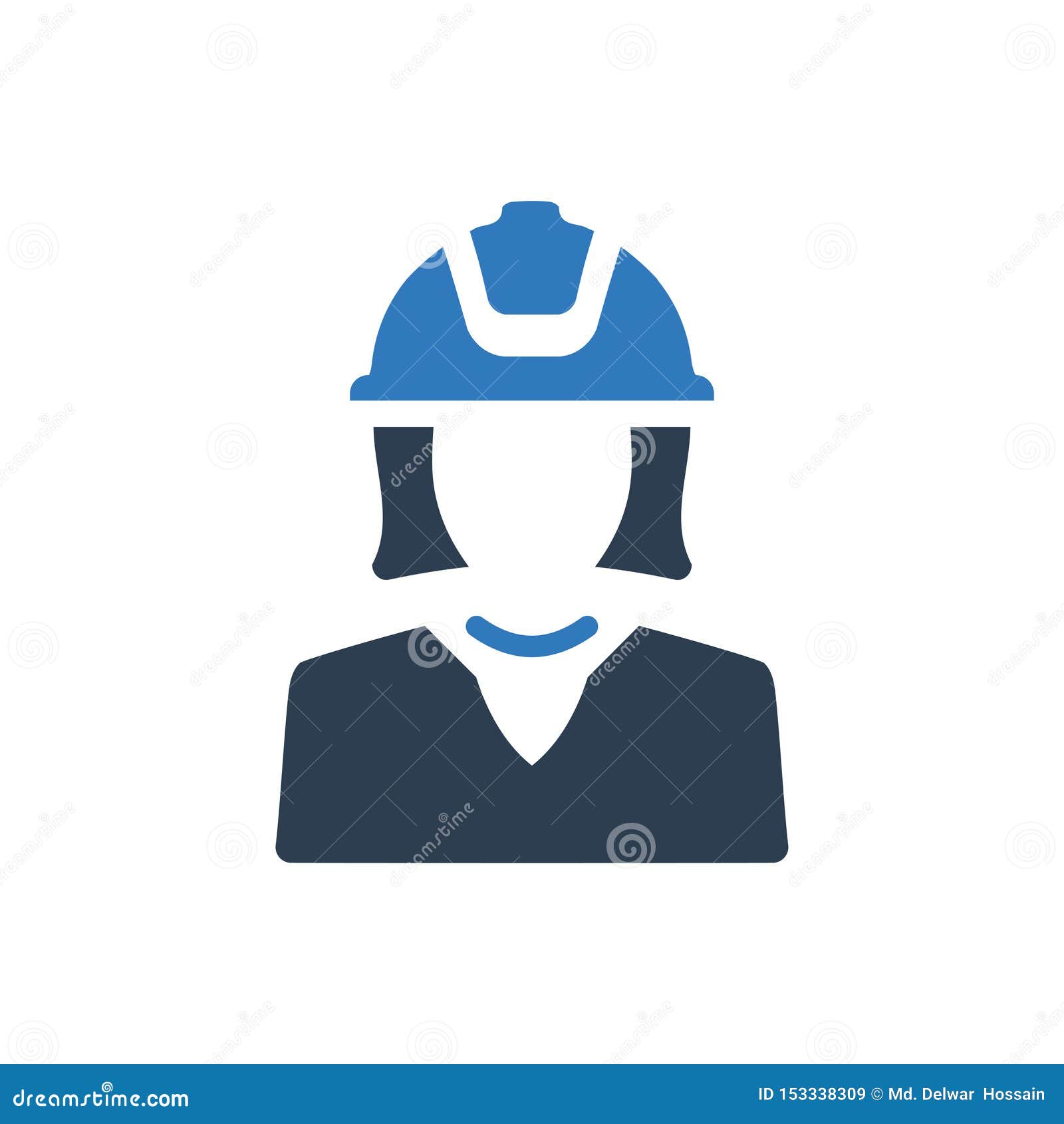 Architect engineer icon stock vector. Illustration of engineer - 153338309