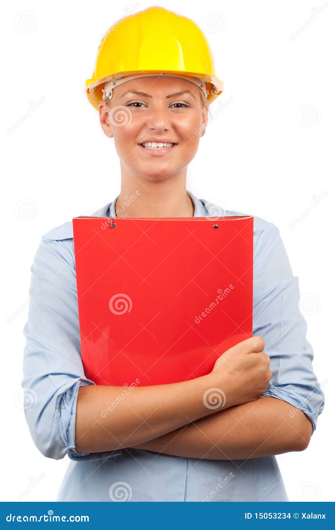 Architect or engineer lady stock photo. Image of adult - 15053234