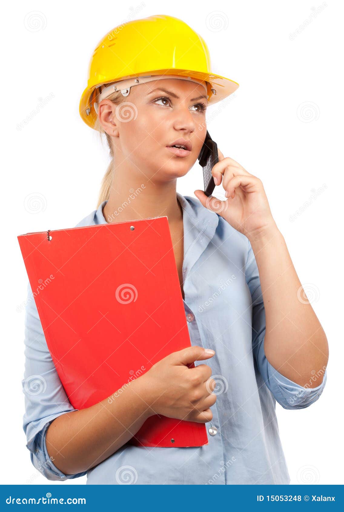 Architect or engineer lady stock photo. Image of development - 15053248