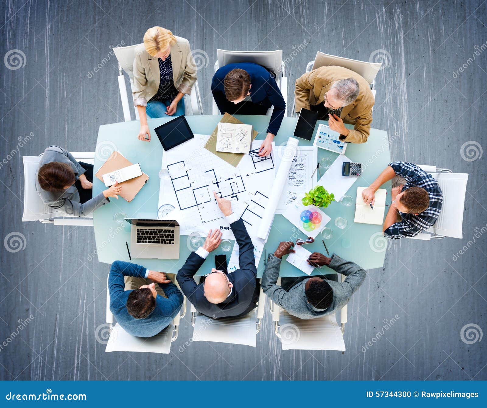 Architect Engineer Meeting Construction Design Concept Stock Photo ...