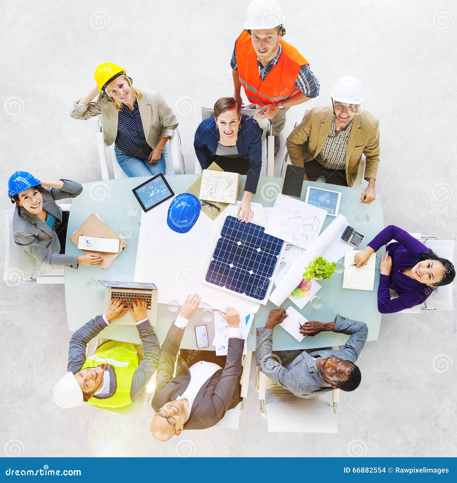 Architect Engineer Meeting People Brainstorming Concept Stock Photo ...