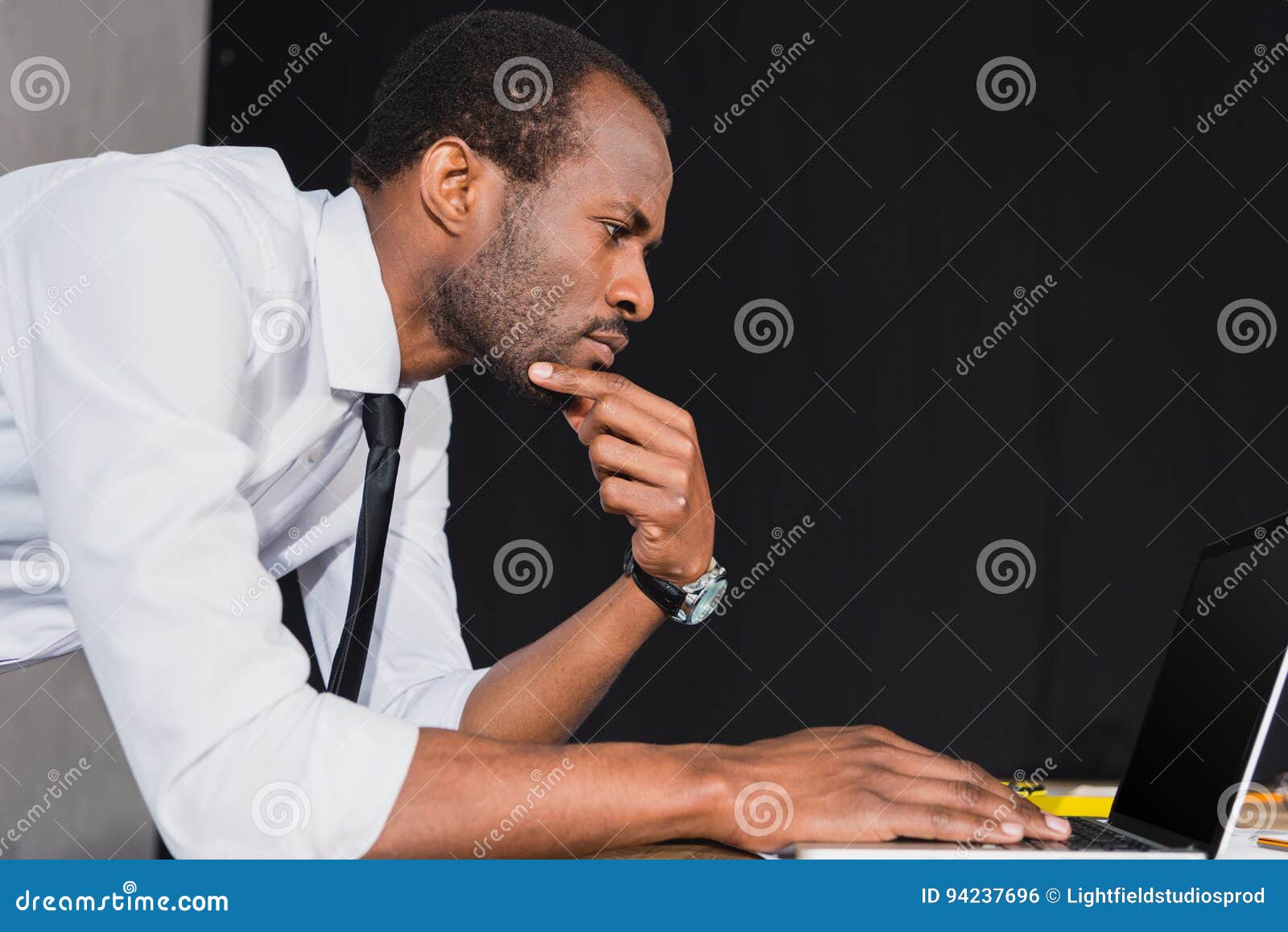 Architect in Formal Wear Working with Laptop at Modern Office Stock ... Architect in Formal Wear Working with Laptop at Modern Office Stock ...