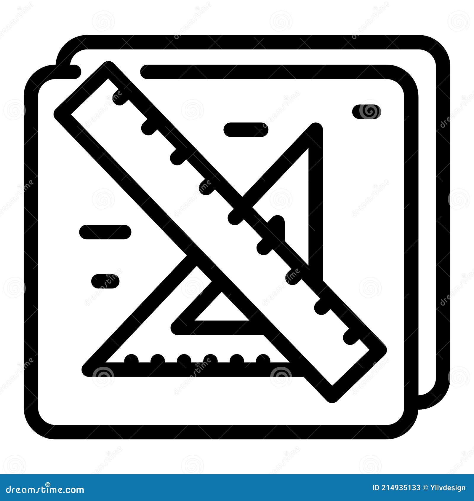 Architect Information Icon, Outline Style Stock Vector - Illustration ...