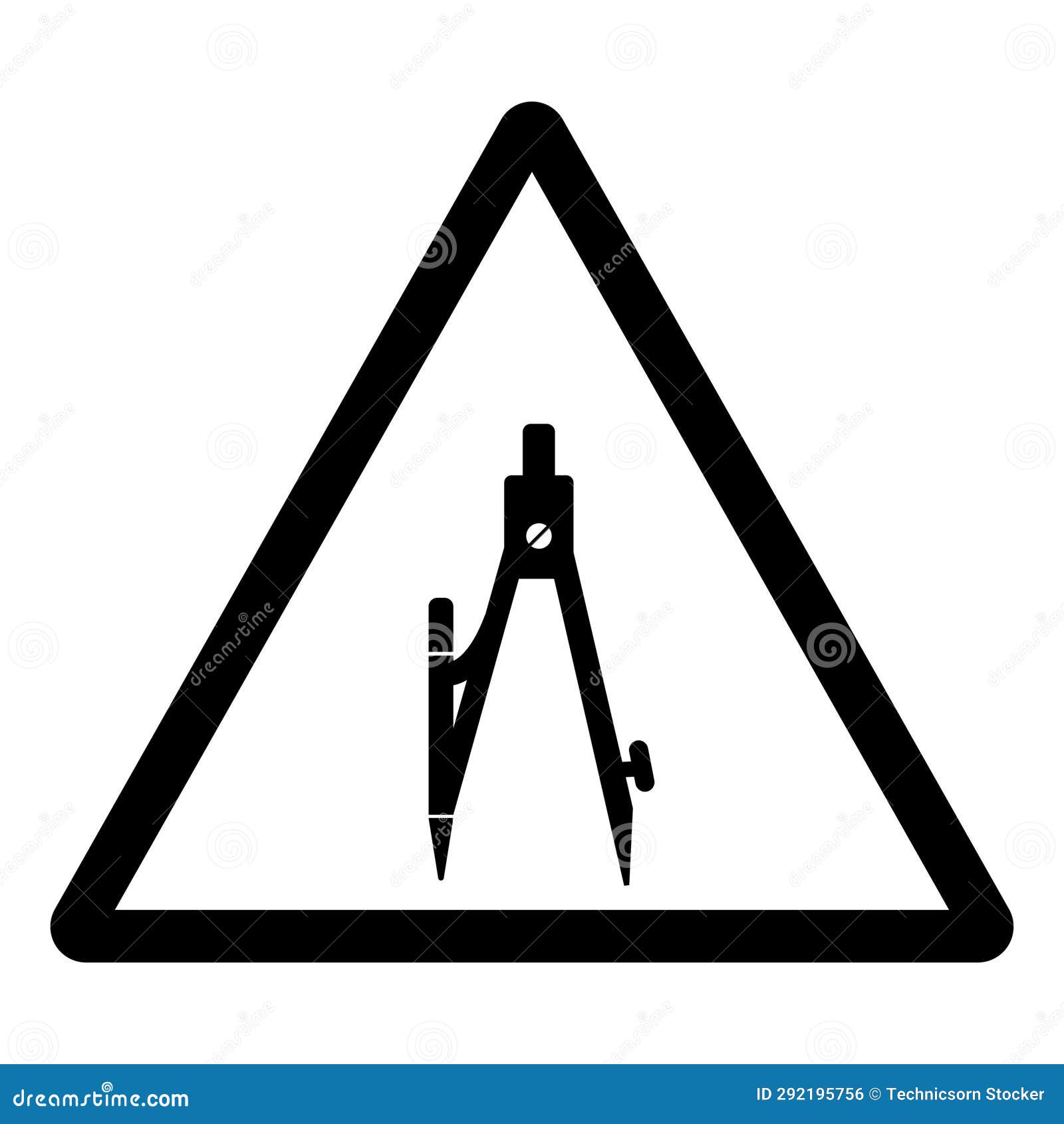 Architect Inside Symbol Sign ,Vector Illustration, Isolate on White ...