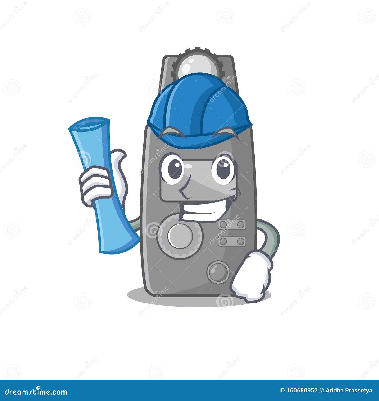 Architect Light Meter Isolated with the Cartoon Stock Vector ...