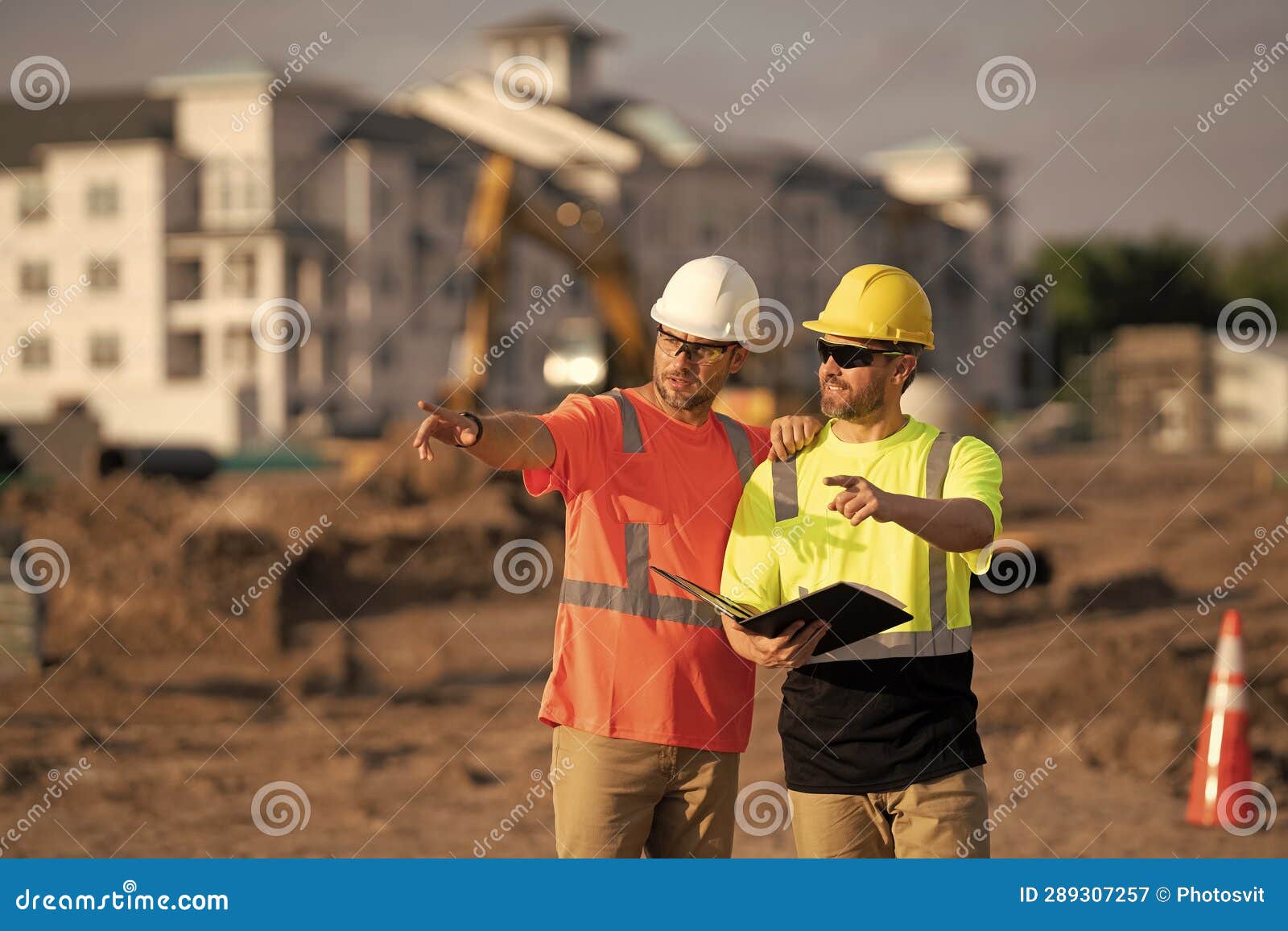 Architect Men Have Construction Project, Copy Space. Photo of Architect ...