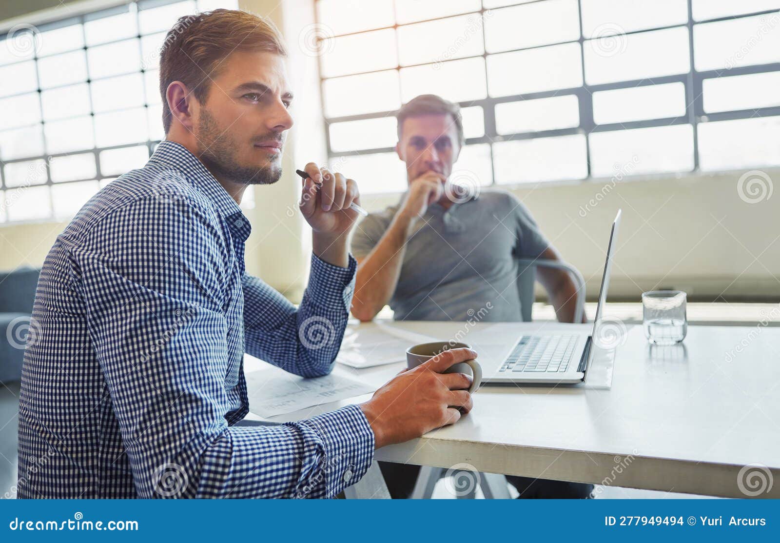 Architect, Office and Thinking Business People Focus on Project Ideas ...