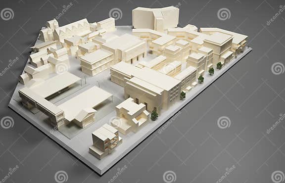 Architect plan model stock illustration. Illustration of estate - 35585664