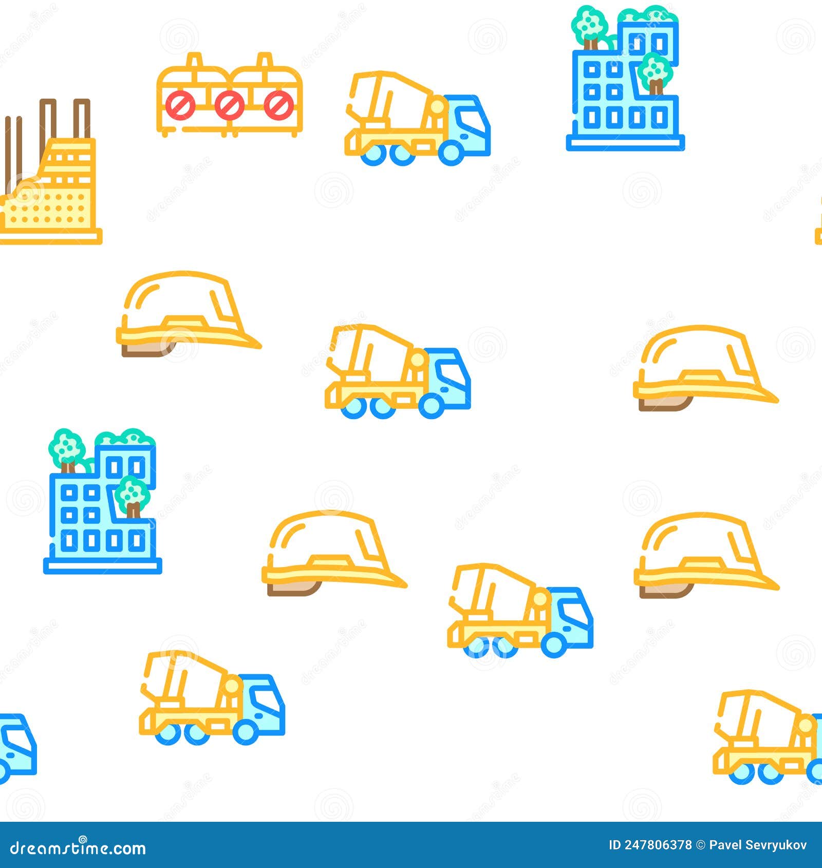 Architect Professional Occupation Icons Set Vector Stock Illustration ...