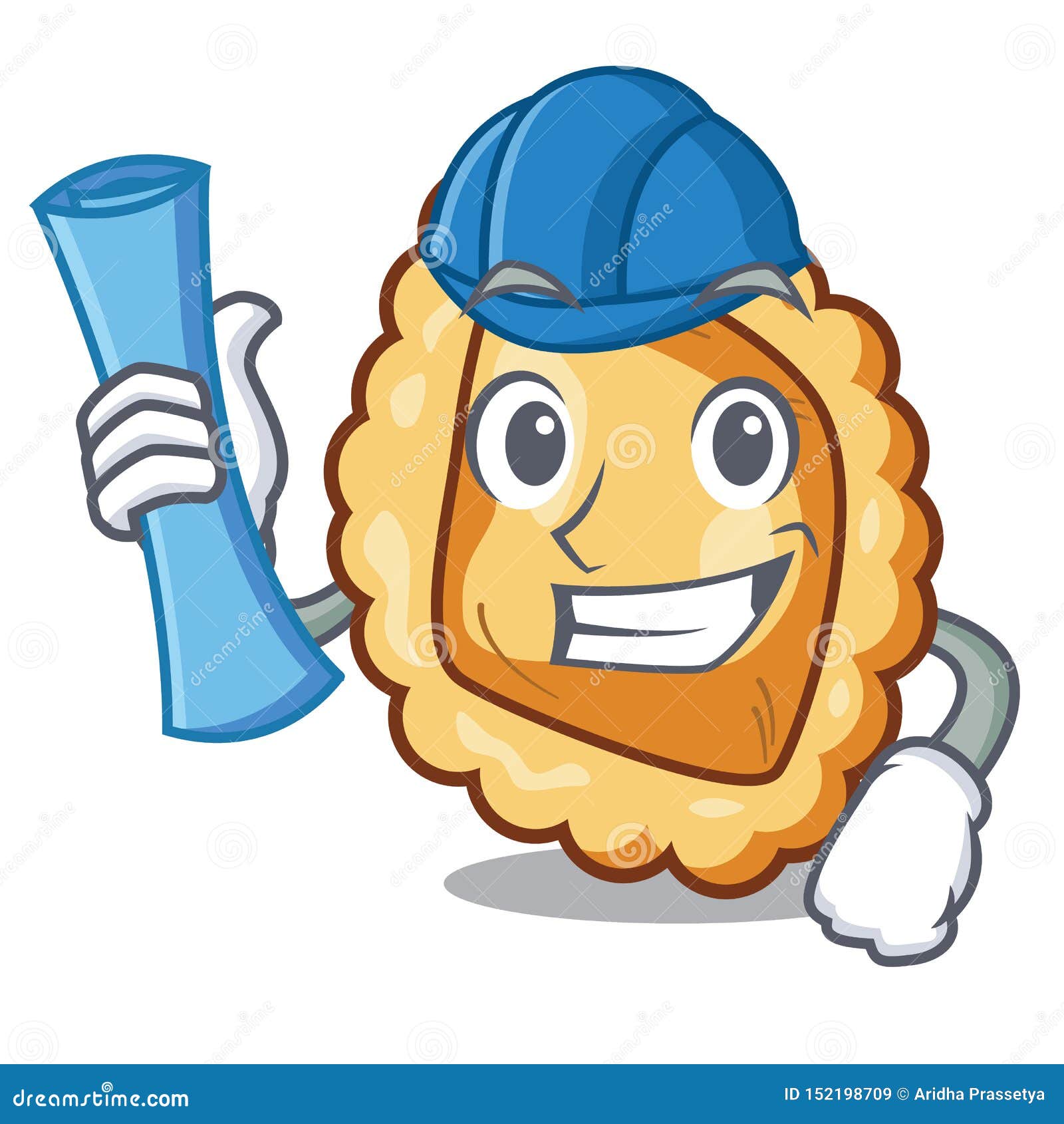 Architect Ravioli in the a Cartoon Bowl Stock Vector - Illustration of ...