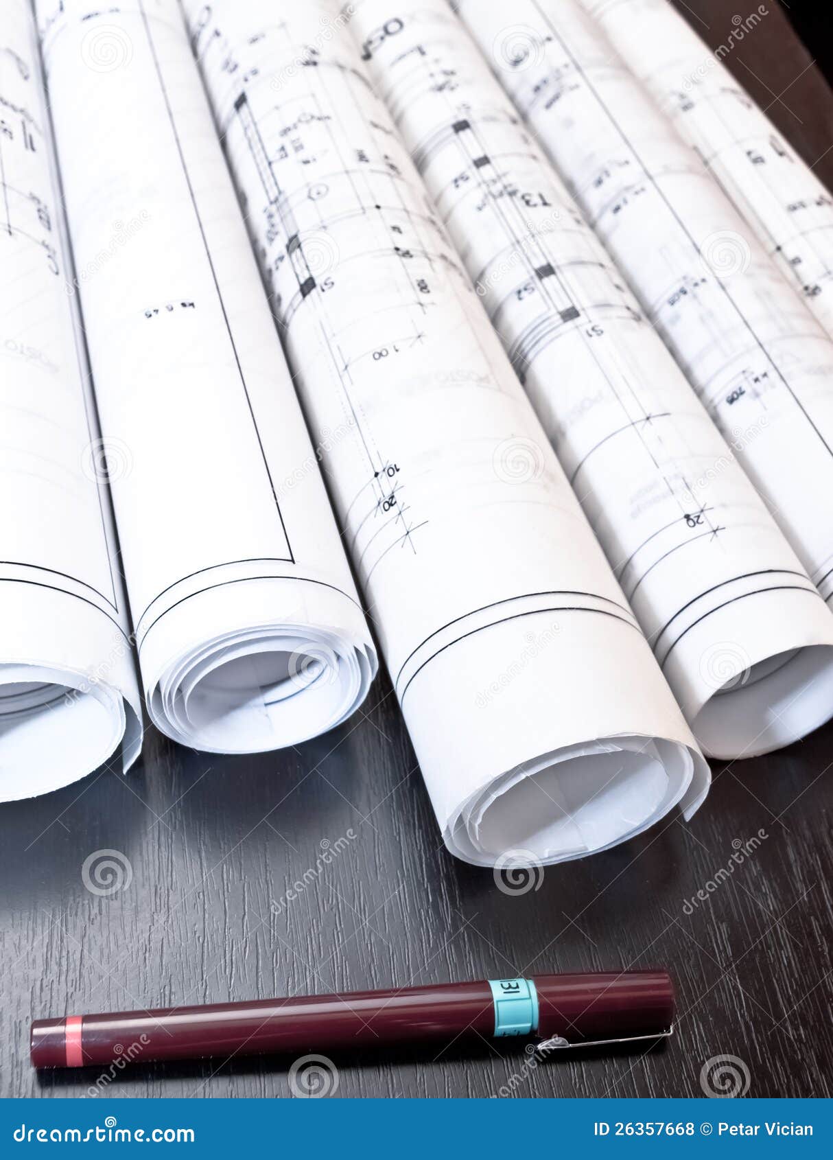Architect rolls and plans stock photo. Image of home - 26357668 Architect rolls and plans stock photo. Image of home - 26357668