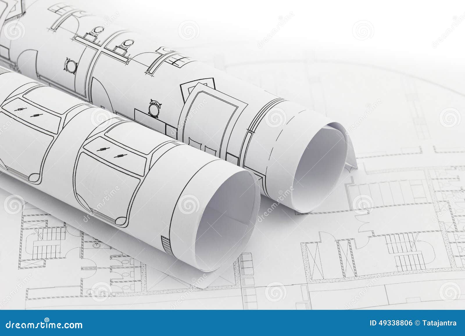Architect Rolls And Plans Stock Photography | CartoonDealer.com #49338806 Architect Rolls And Plans Stock Photography | CartoonDealer.com #49338806