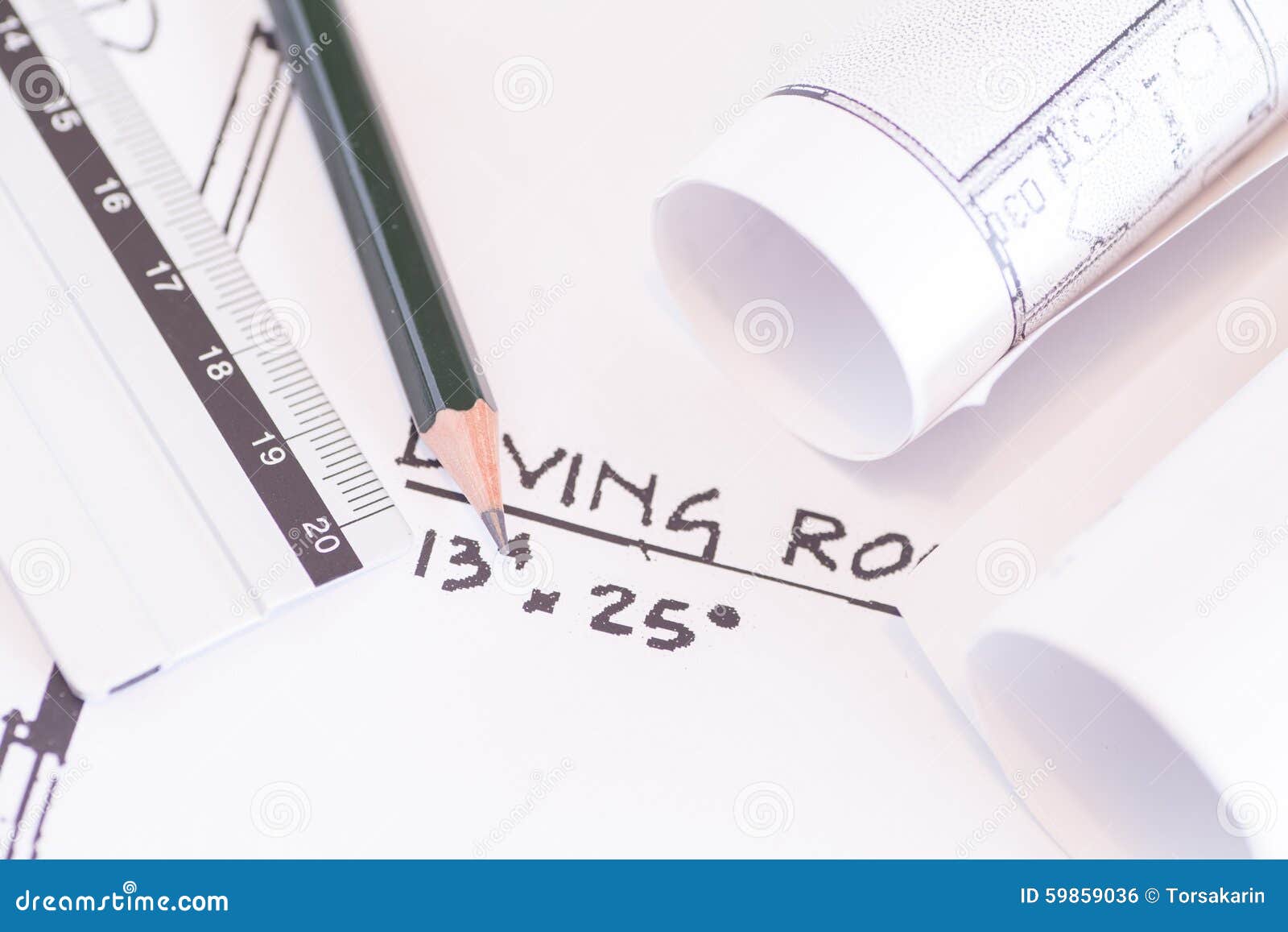 Architect Rolls and Plans Construction Project Stock Photo - Image of ... Architect Rolls and Plans Construction Project Stock Photo - Image of ...