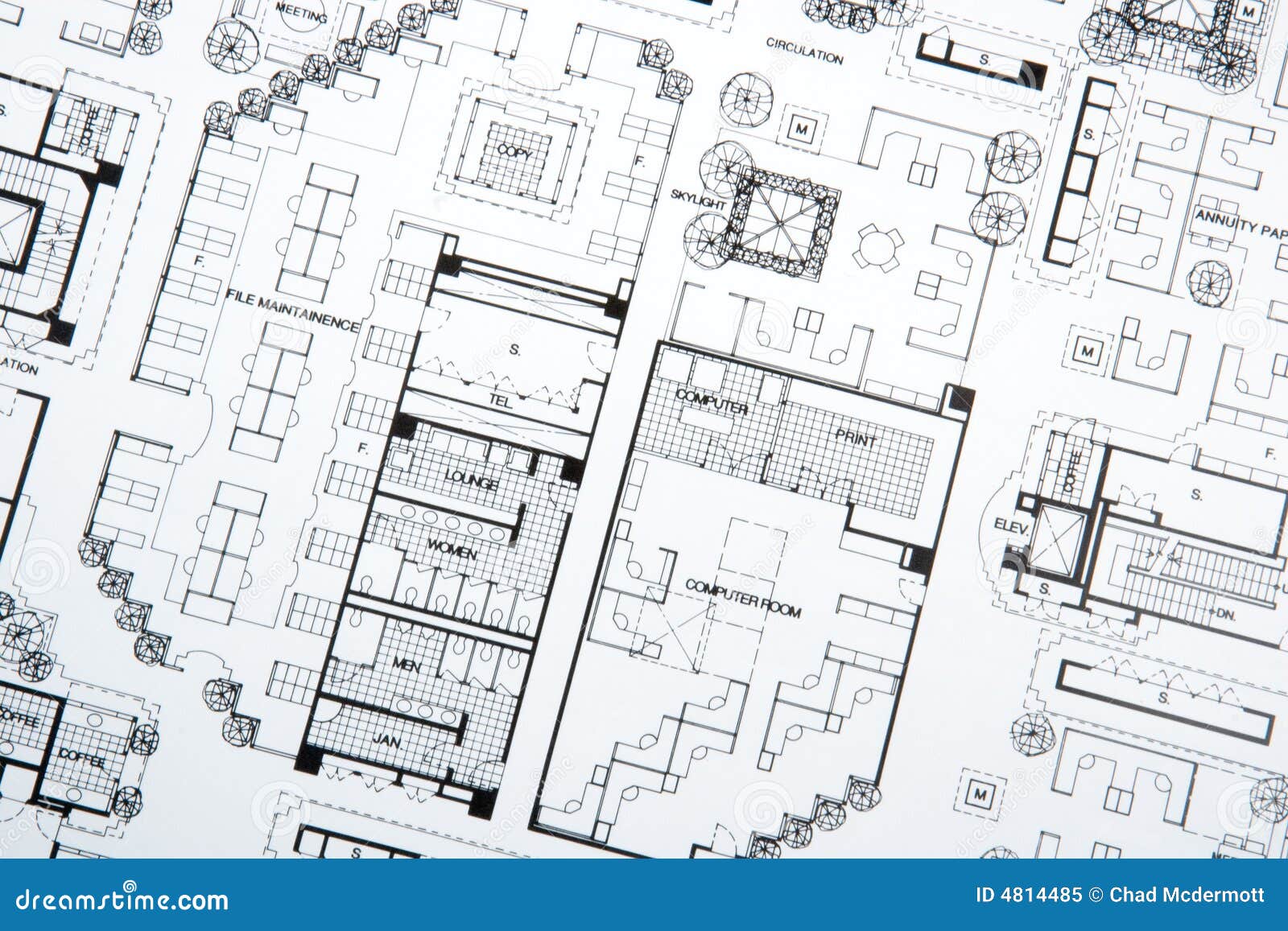 Architect S Drawing and Plans Stock Image - Image of sketch, radius ...