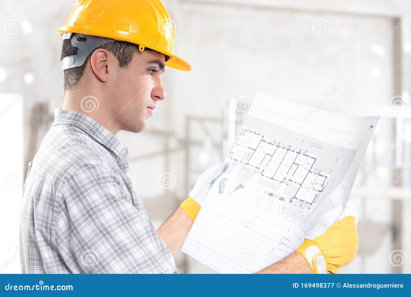 Structural Engineer And Architect Working Desktop. Stock Photography ...