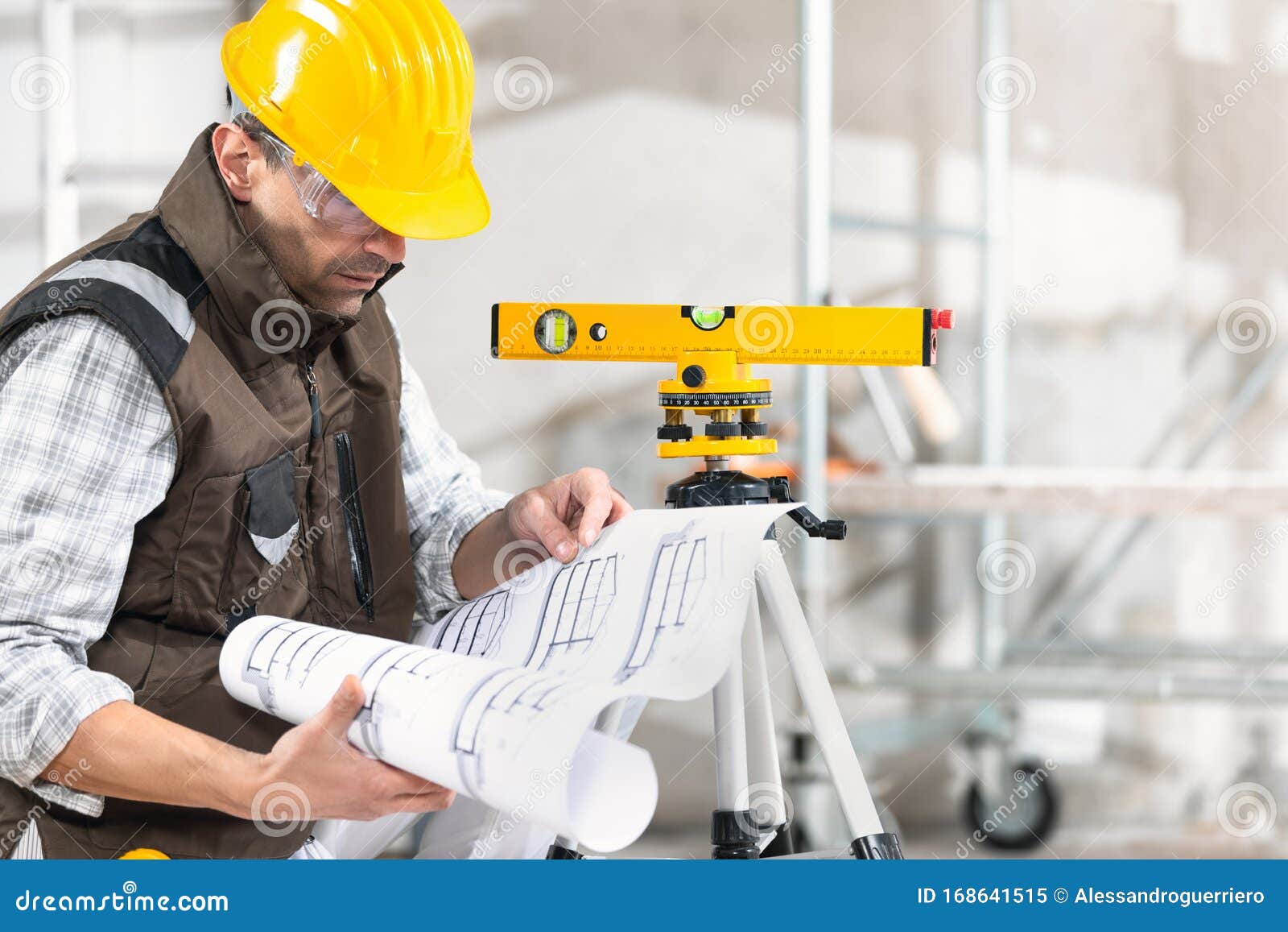Structural Engineer And Architect Working Desktop. Stock Photography ...