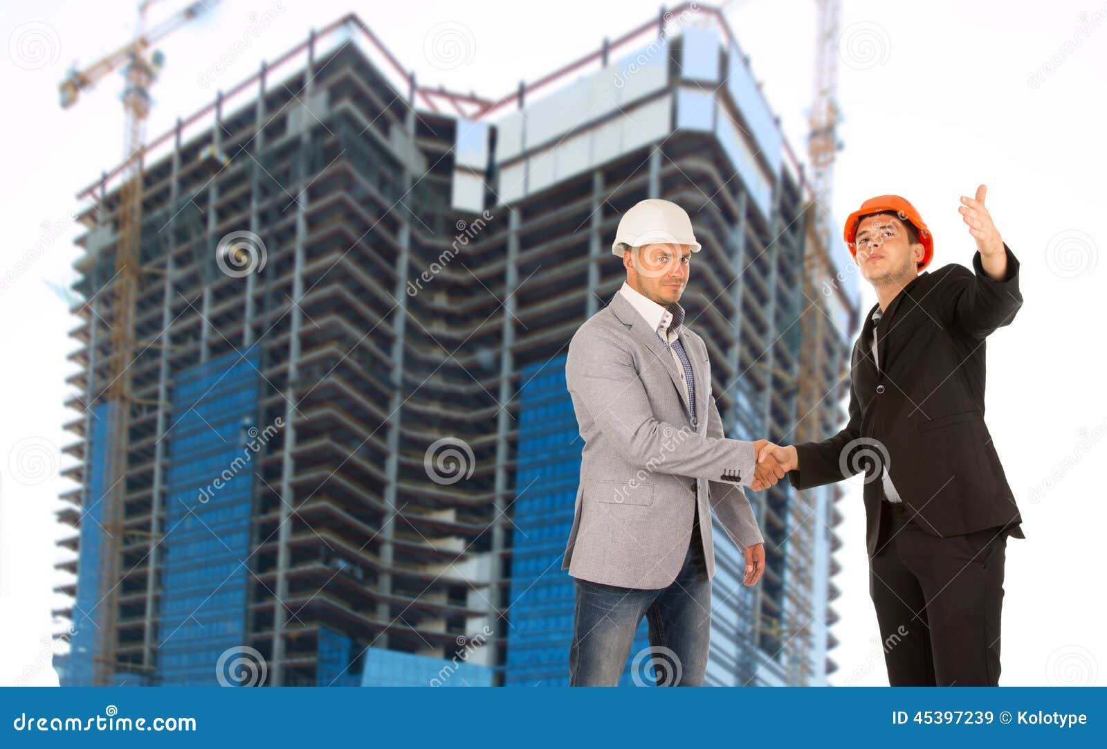 Structural Engineer And Architect Working Desktop. Stock Photography ...