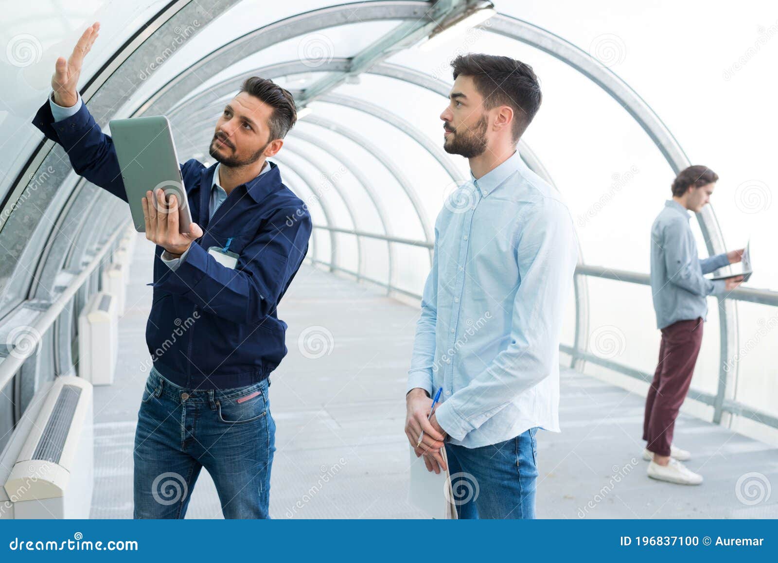 Architect and Structural Engineer Talking Stock Photo - Image of ...