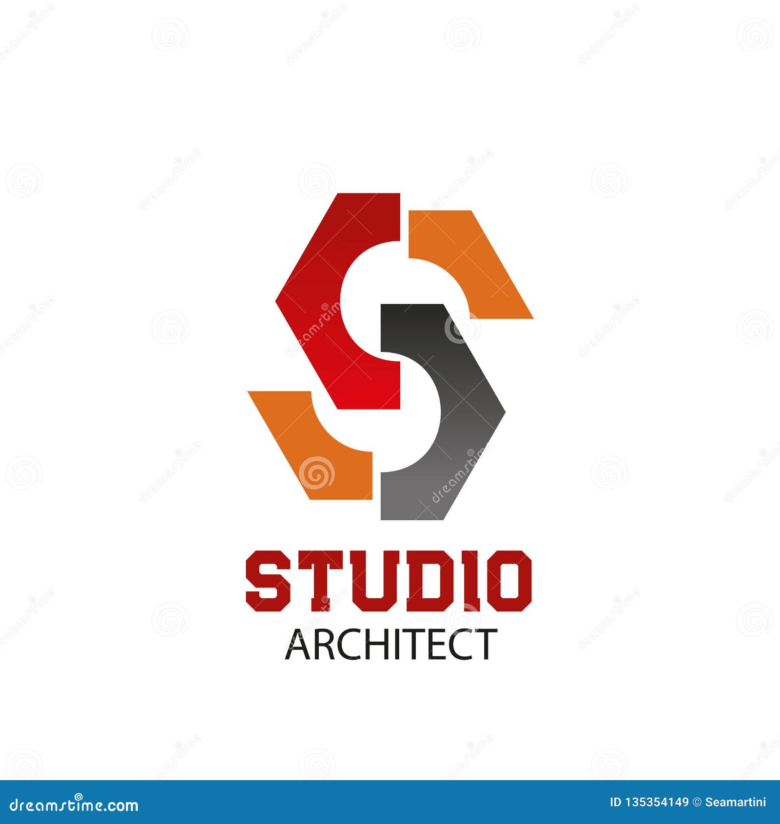 Architect Studio Vector Letter S Icon Stock Vector - Illustration of ...