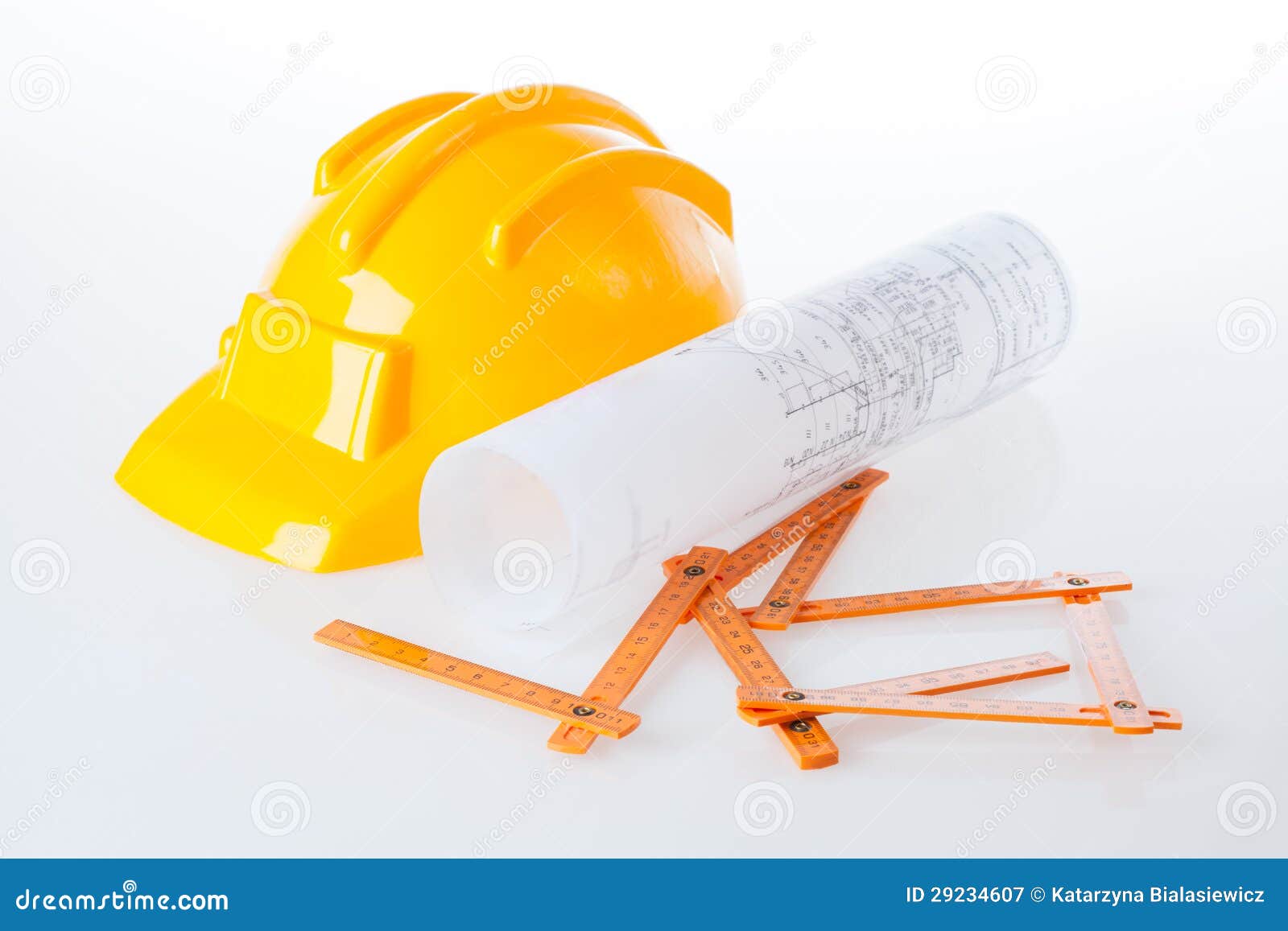 Architect stuff stock image. Image of drawing, building - 29234607