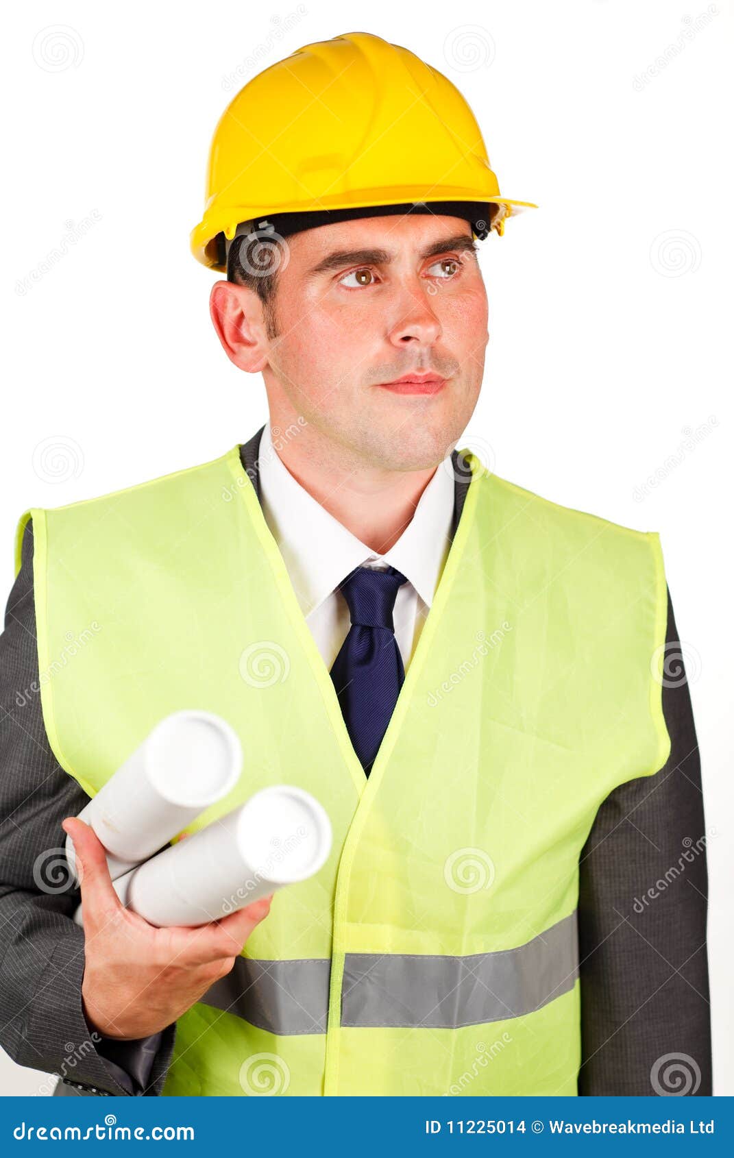 Architect Thinking about a Build Stock Photo - Image of engineering ...