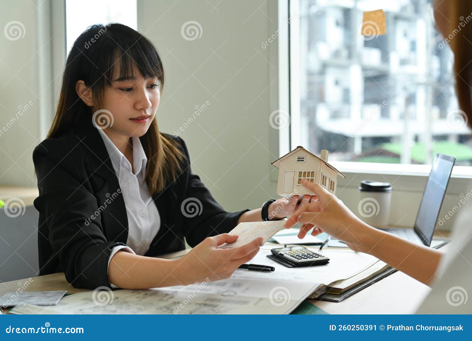 Architect Woman Planning Development Details and Working with ...