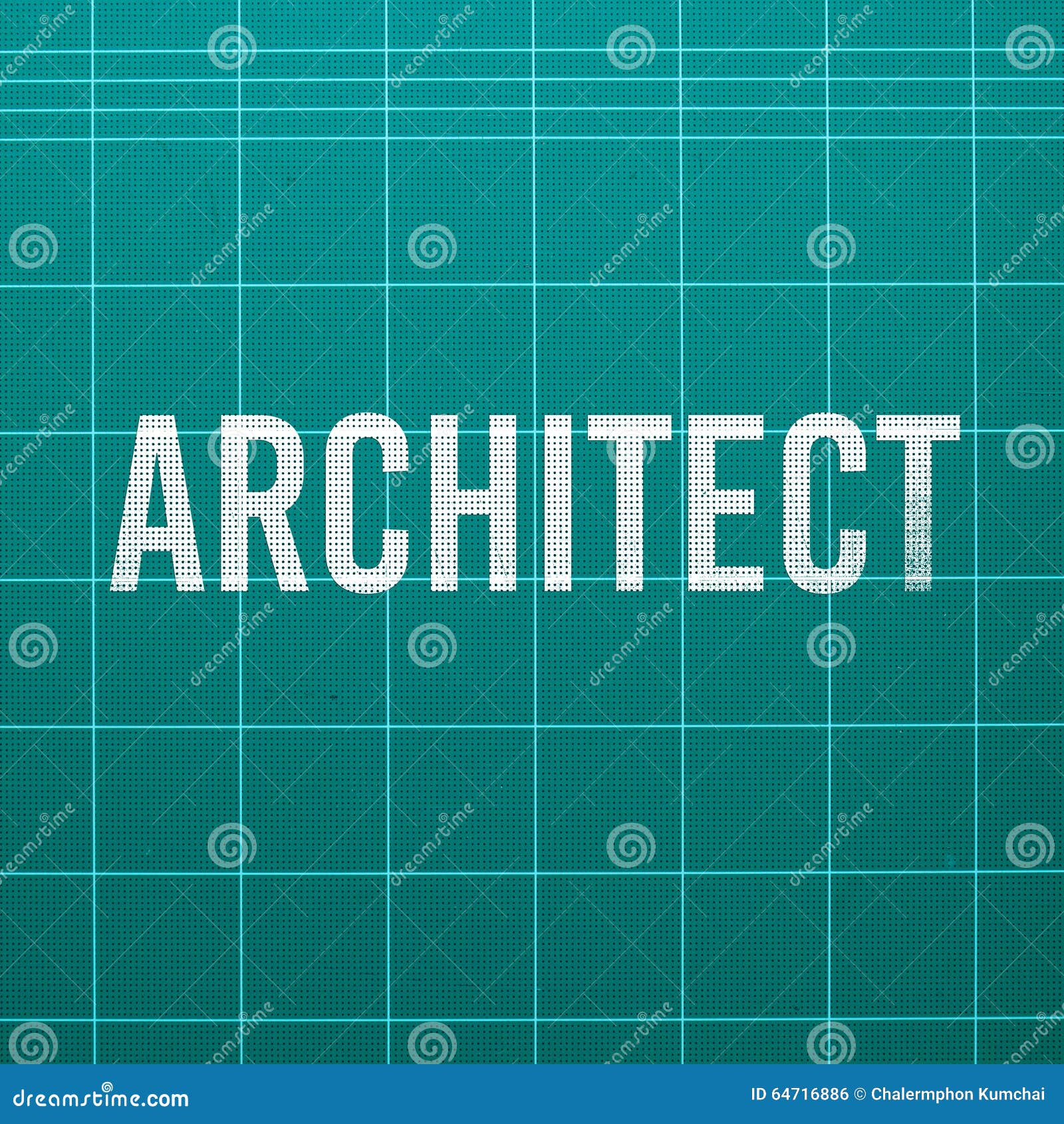 Architect Word on Cutting Mat Stock Photo - Image of beauty, consonance ...