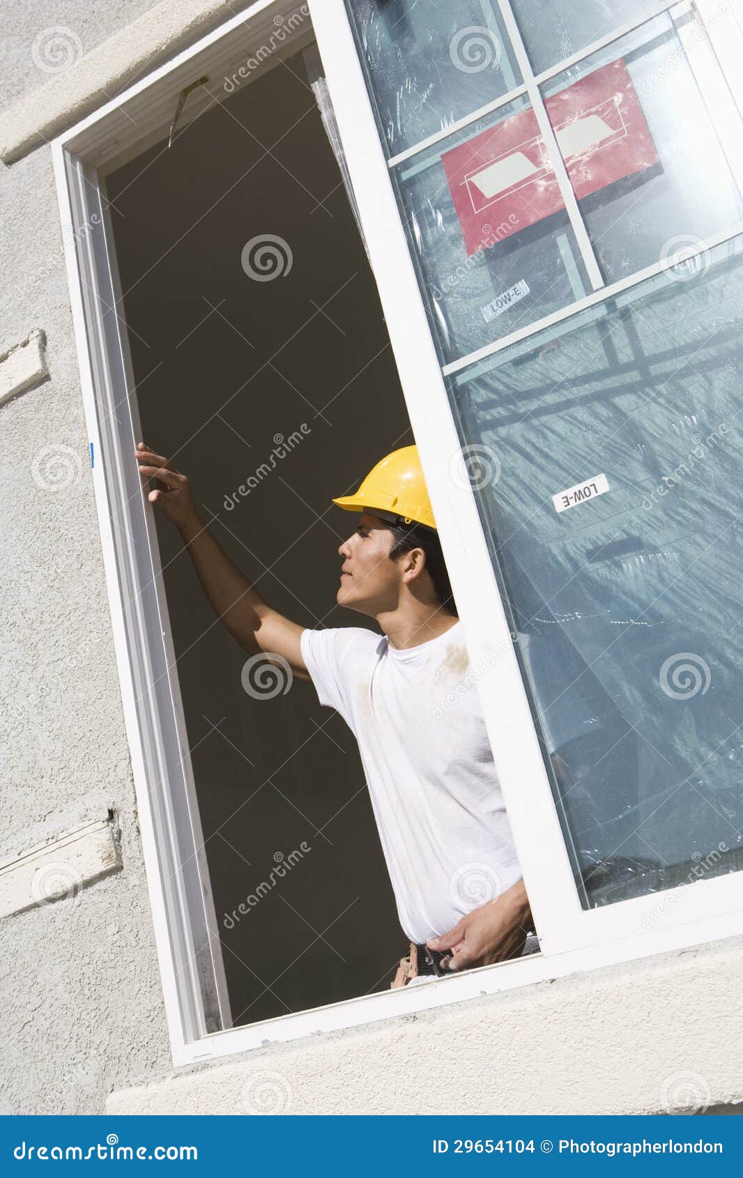 Architect Working Near Window Stock Photo - Image of middle, adult ...