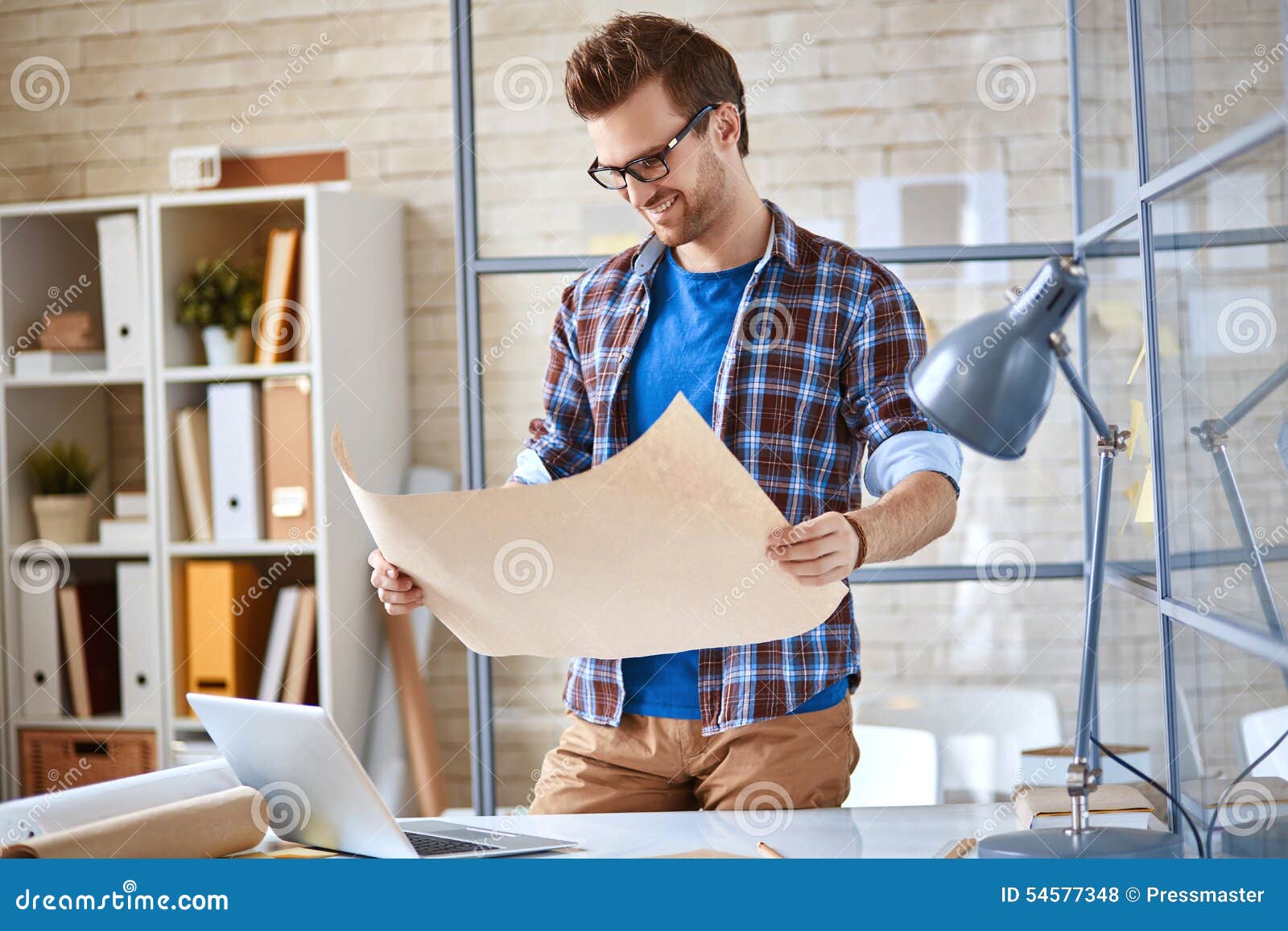 Architect Working in Office Stock Photo - Image of busy, employee: 54577348