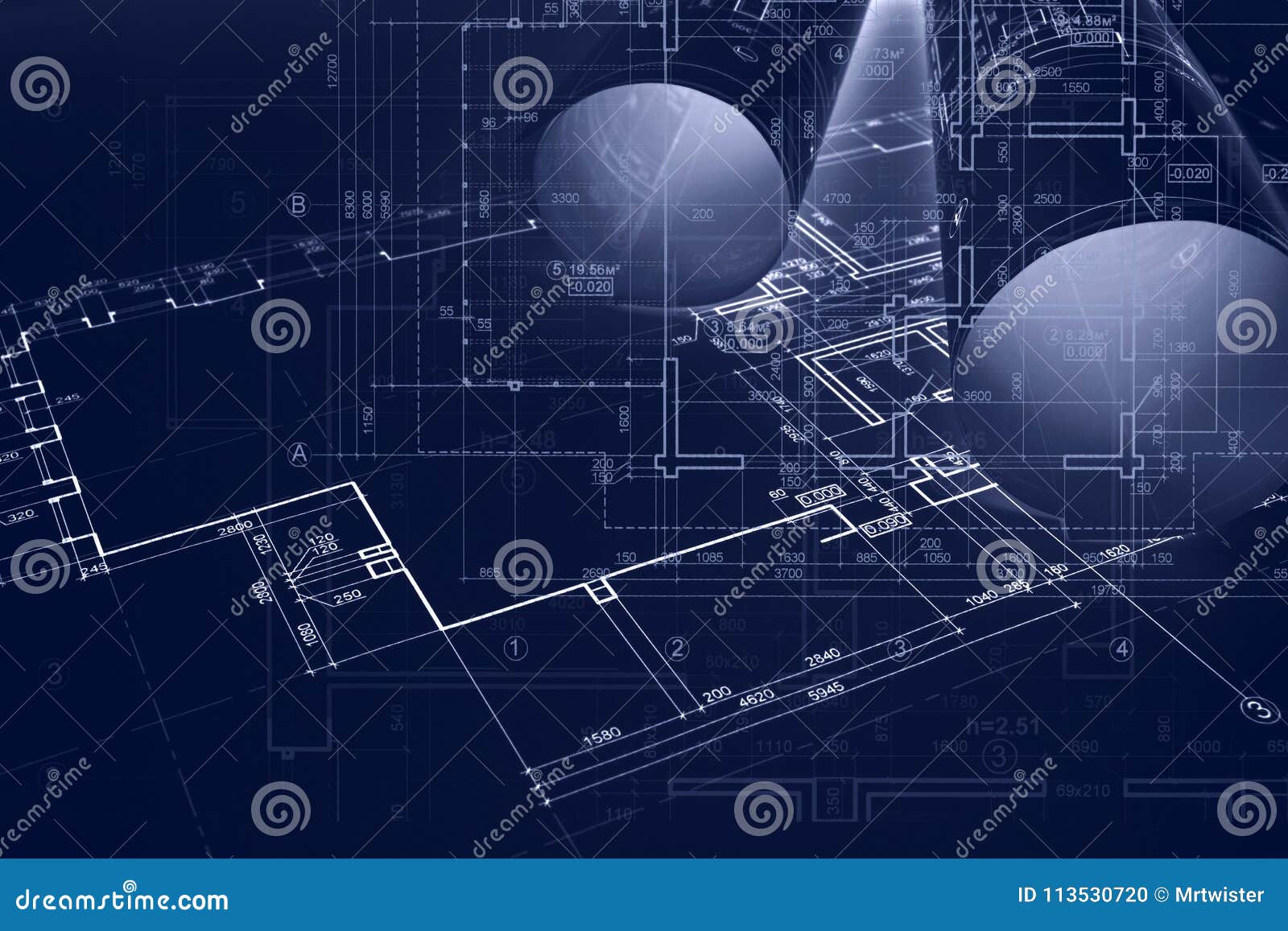 Engineering Plans Stock Photo | CartoonDealer.com #48327558