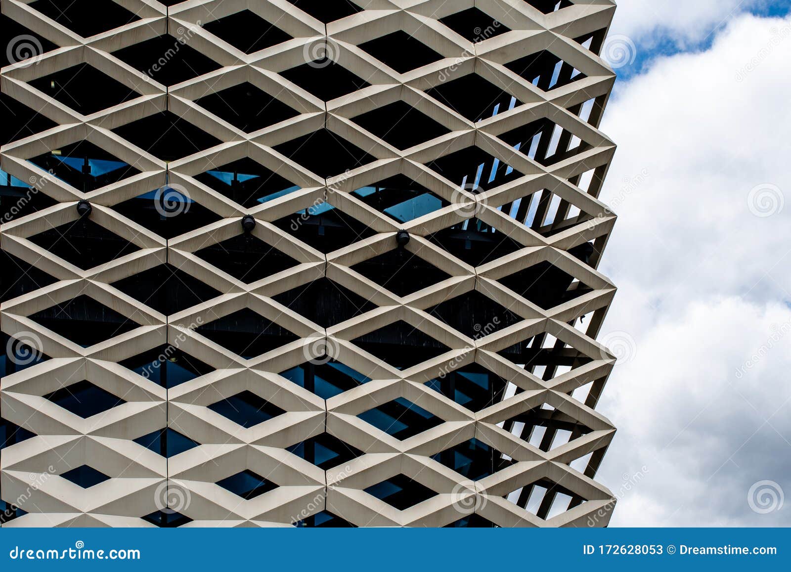Architectonic Exterior Details Stock Image - Image of diamond ...