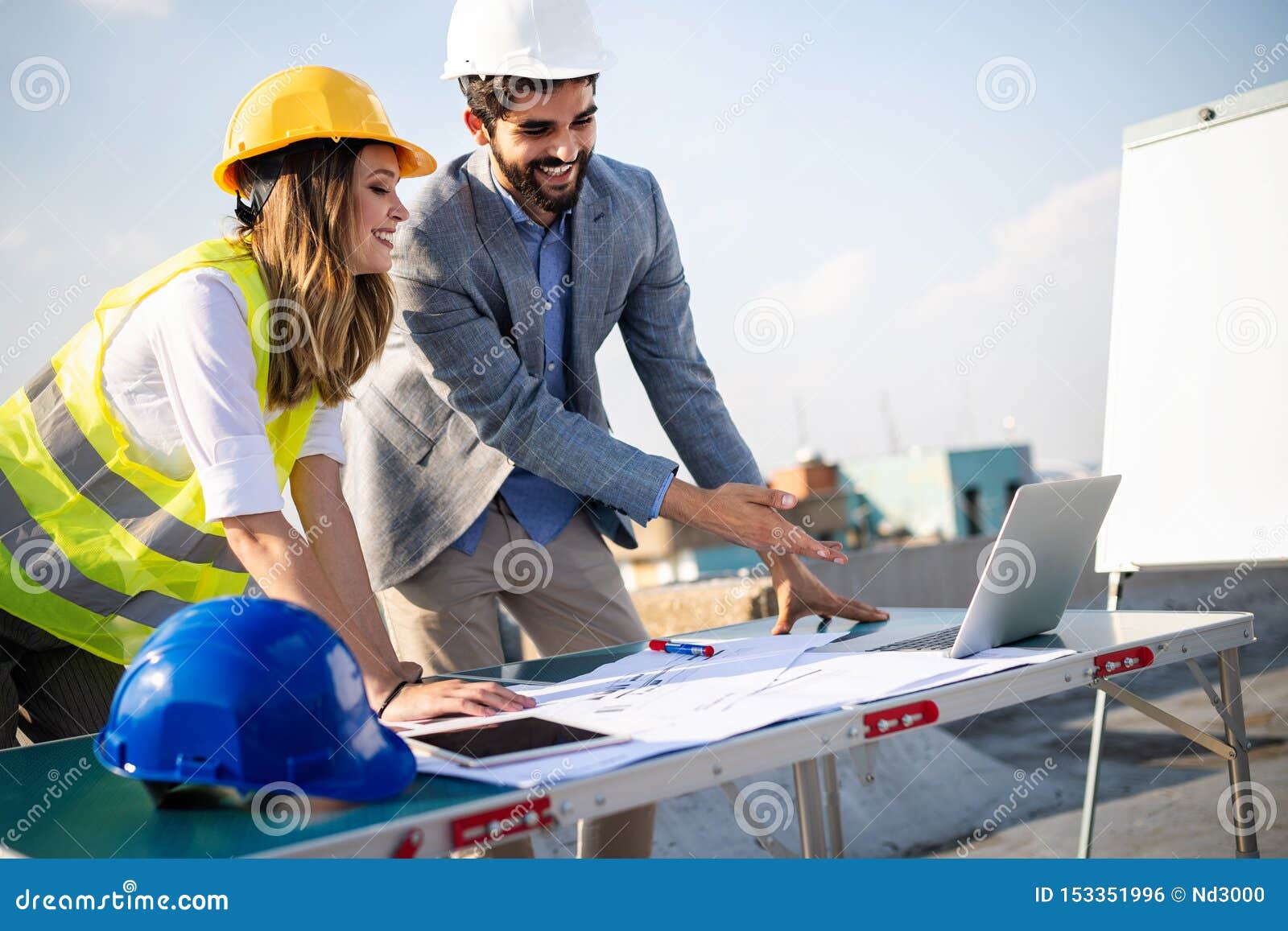 Architects, Business Manager and Engineer Meeting Project at Building ... Architects, Business Manager and Engineer Meeting Project at Building ...
