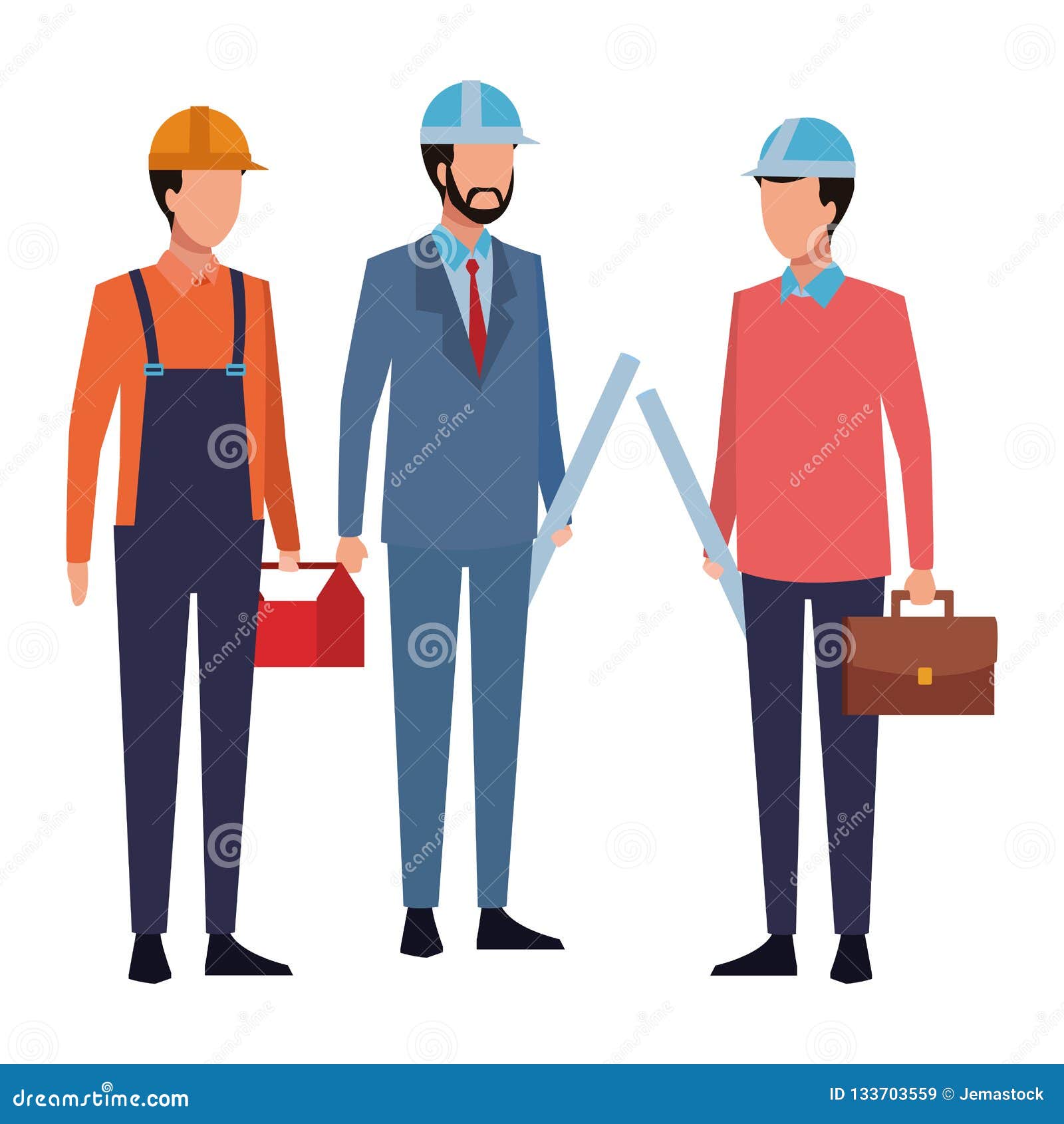 People job and occupation stock vector. Illustration of vector - 133703559