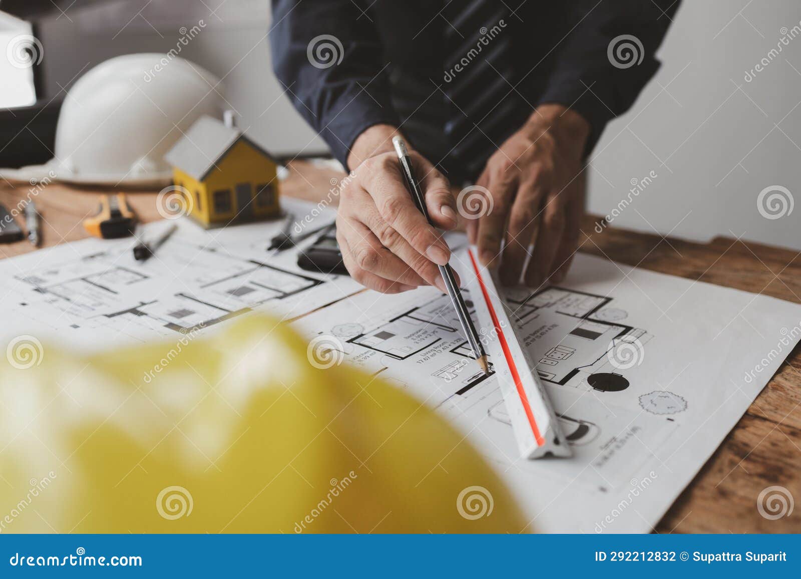 Architects Design House Plans for Clients, Drawing Plans According To ...