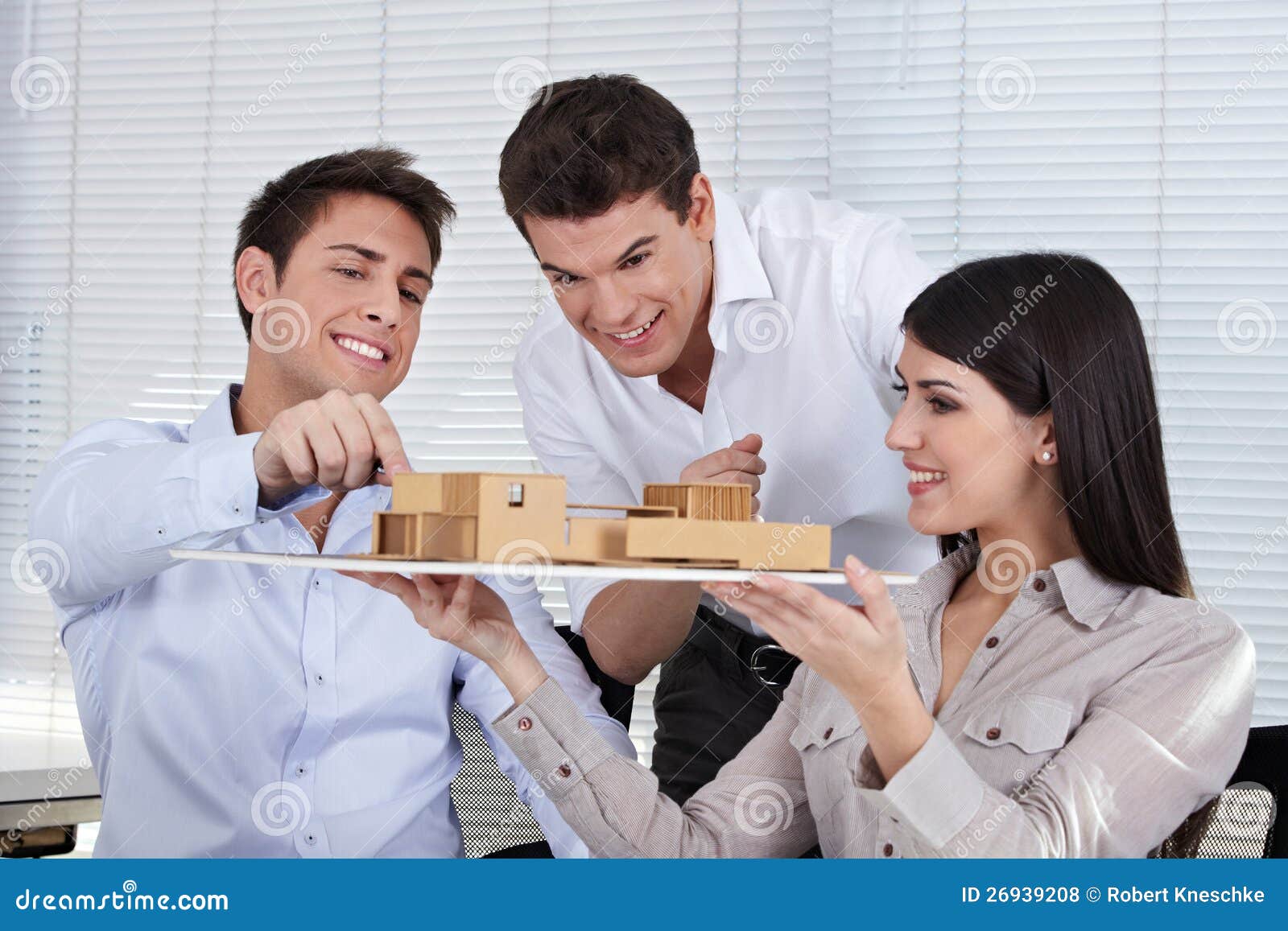 Architects Discussing Building Stock Photo - Image of architect ...