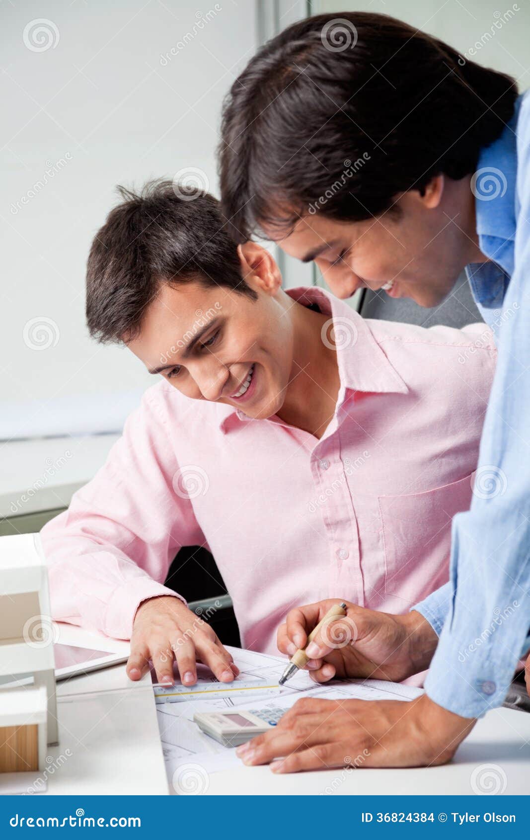 Architects Doing Some Calculations Stock Photo - Image of architect ...