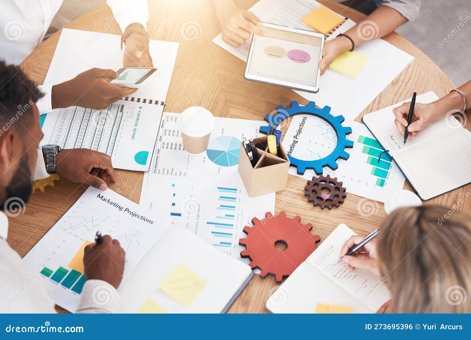 Architects, Drawings, Engineers and Planning in a Brainstorming Session ...