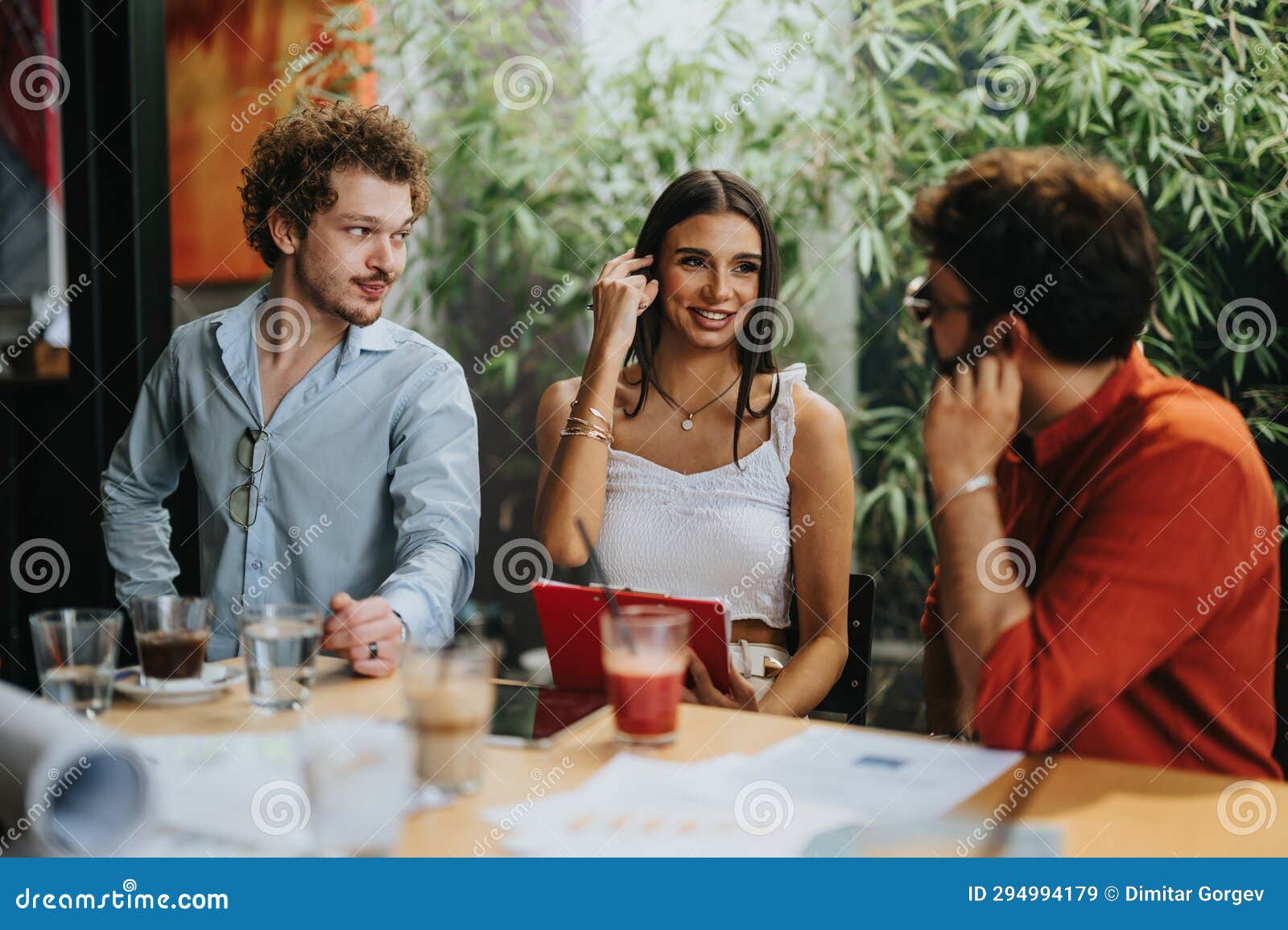 Architects or Engineers Discuss and Plan Architecture Projects at a ...